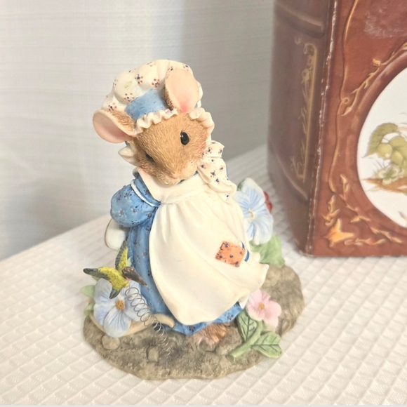 Enesco | Accents | Mouse Tales Little Betty Blue Mouse Figurine Sharing ...